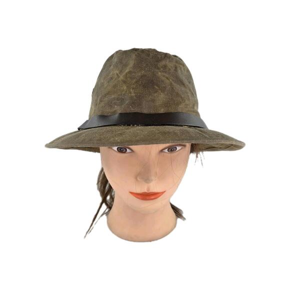 Filson | Accessories | Filson Tin Cloth Packer Hat Mens Size M Dark Tan ...